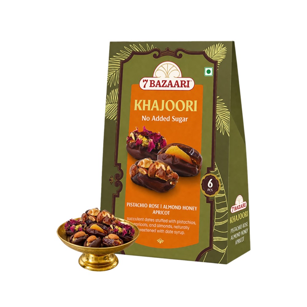 7 Bazaari Khajoori Dates No Added Sugar Price - Buy Online at Best ...