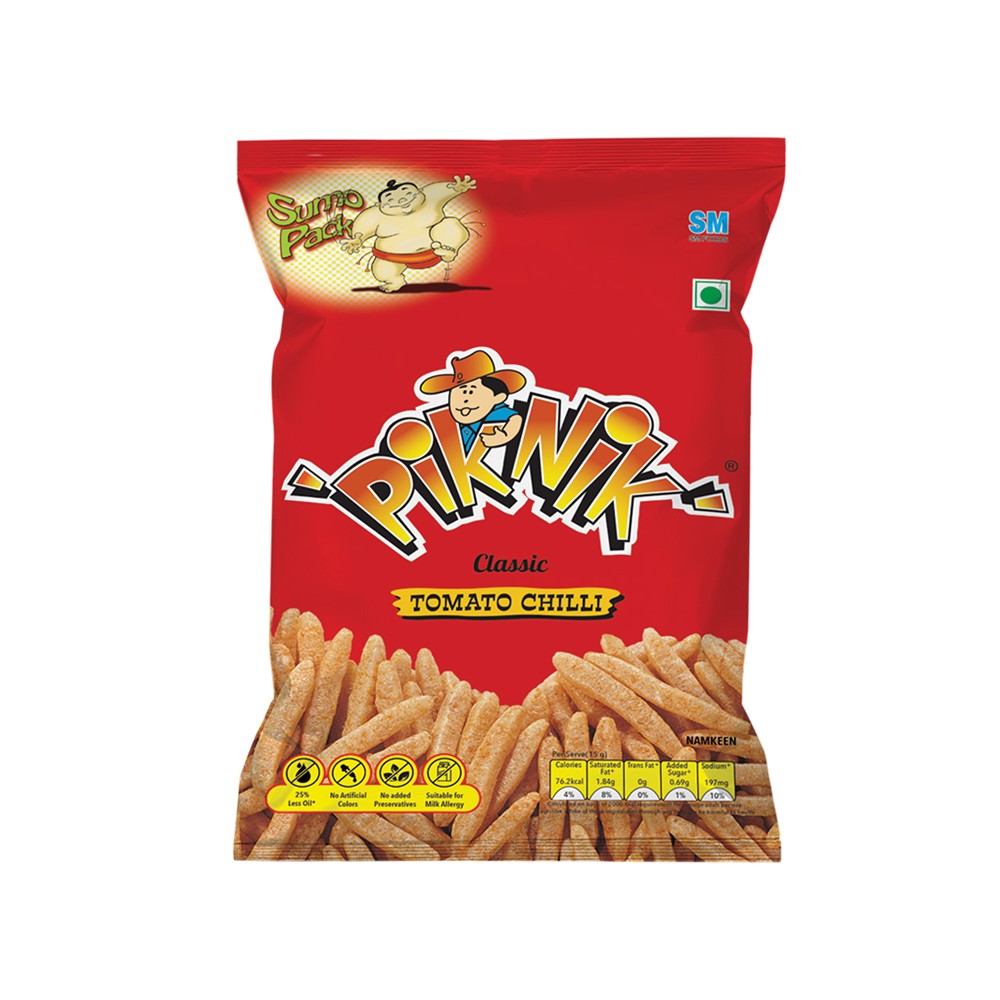 Piknik Classic Tomato Chilli Soya Sticks Price - Buy Online at ₹41 in India