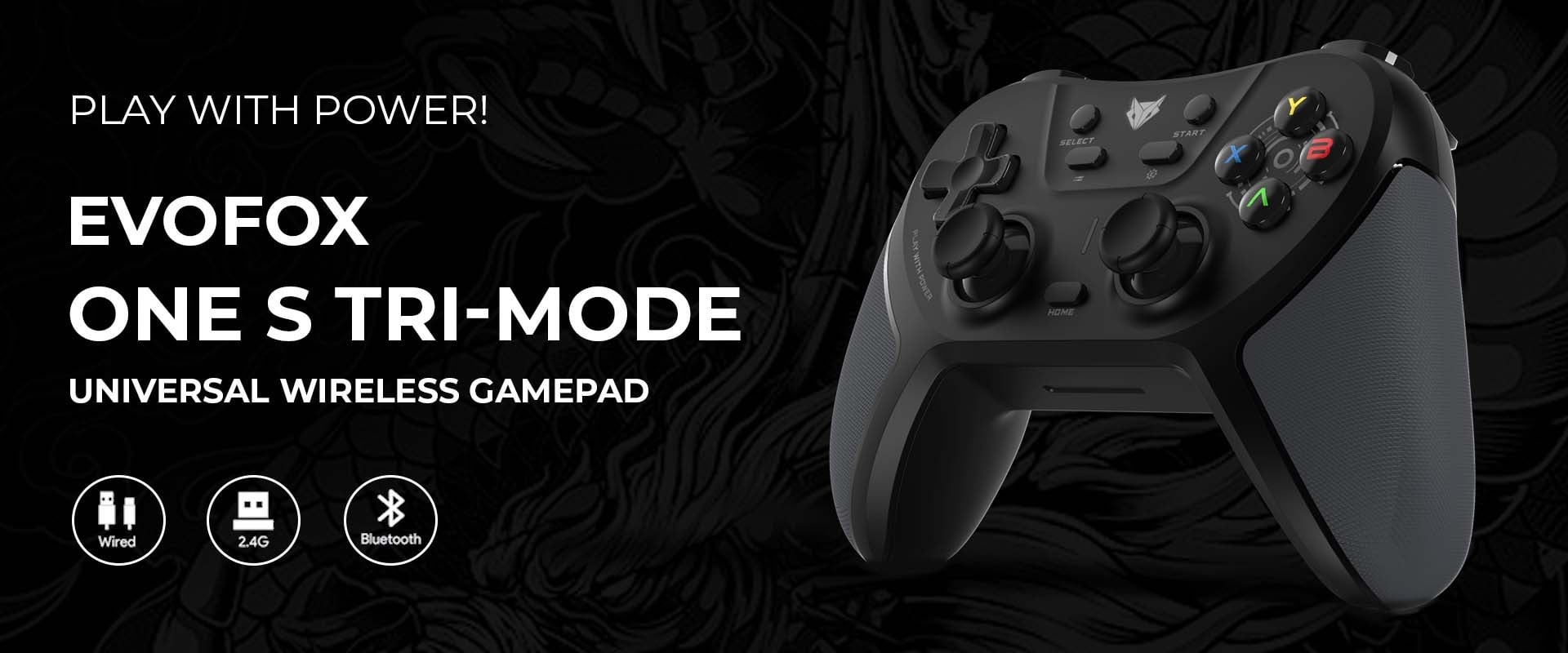 EvoFox One S 3-Mode Wireless Gaming Controller Price - Buy Online at ...