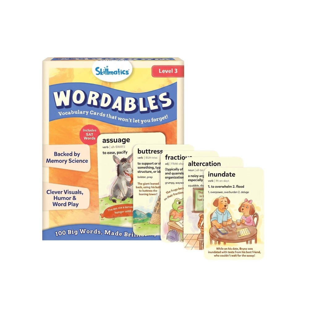 Skillmatics Vocabulary Flash Cards Wordables Level 3 Price - Buy Online ...