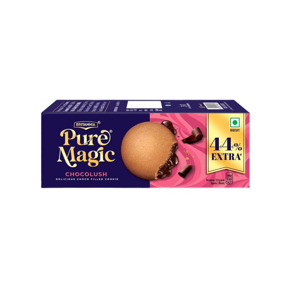 Britannia Pure Magic Chocolush Choco Filled Cookies Price - Buy Online ...