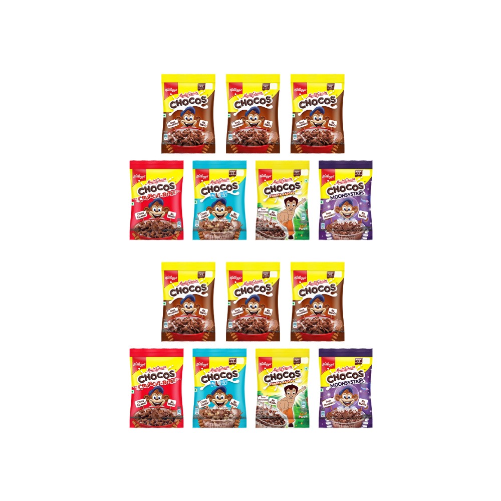 Kellogg's Chocos Chocos Multigrain Variety Pack - Pack of 2 Price - Buy ...