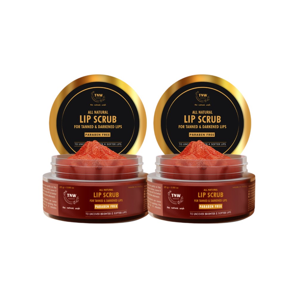 TNW The Natural Wash Lightening & Brightening Lip Scrub - Pack of 1 ...