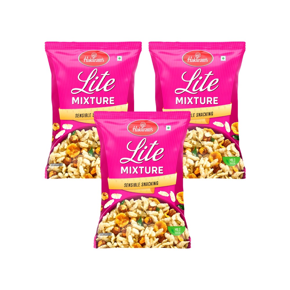 Haldiram's Lite Mixture Namkeen - Pack of 3 Price - Buy Online at Best ...