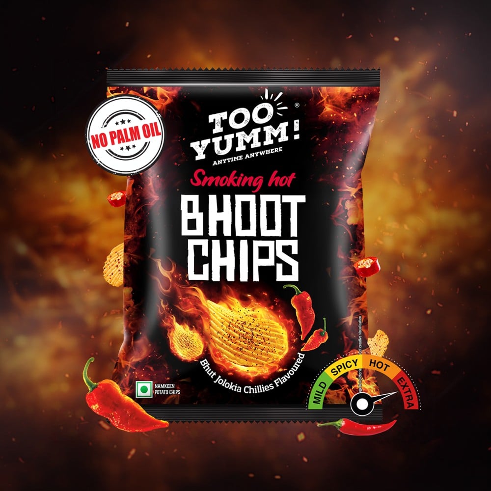 Too Yumm Smoking Hot Bhoot Potato Chips - Spicy Chilli Price - Buy ...