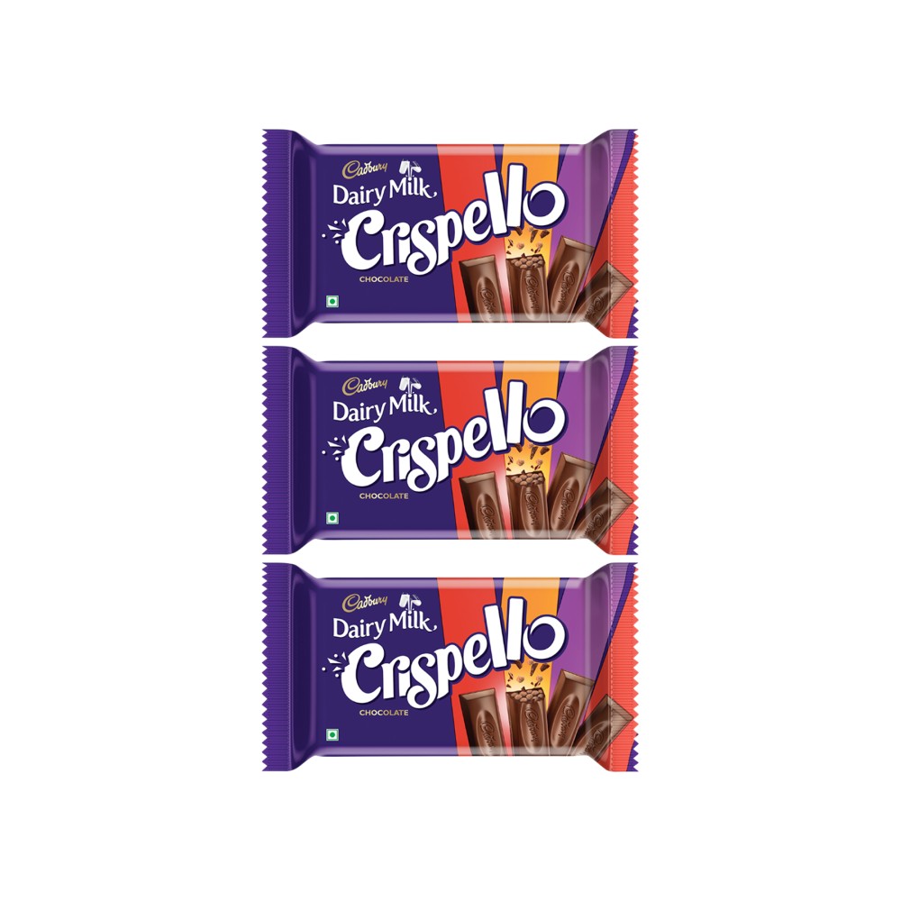Cadbury Dairy Milk Crispello Milk Chocolate Bar - Pack of 3 Price - Buy ...