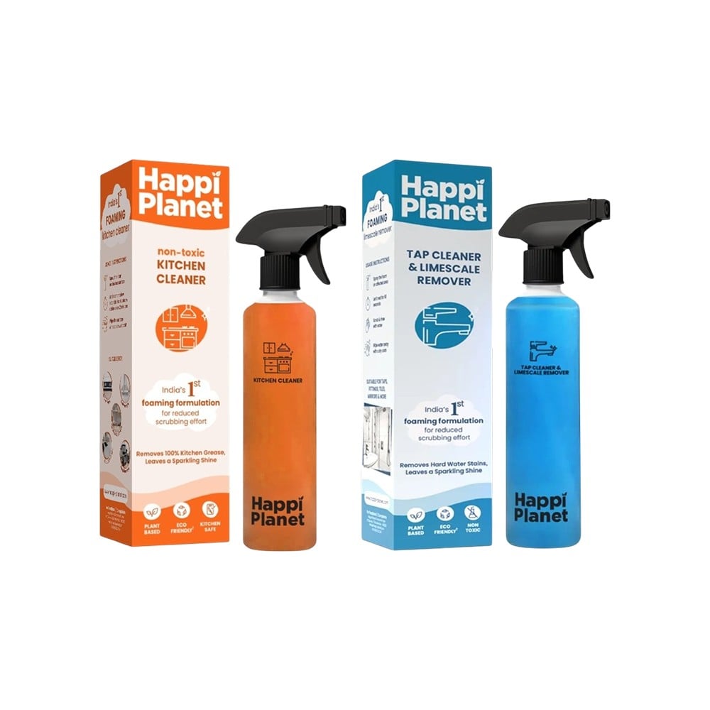 Happi Planet Shower and Tap cleaner & Limescale Remover + Non-Toxic ...