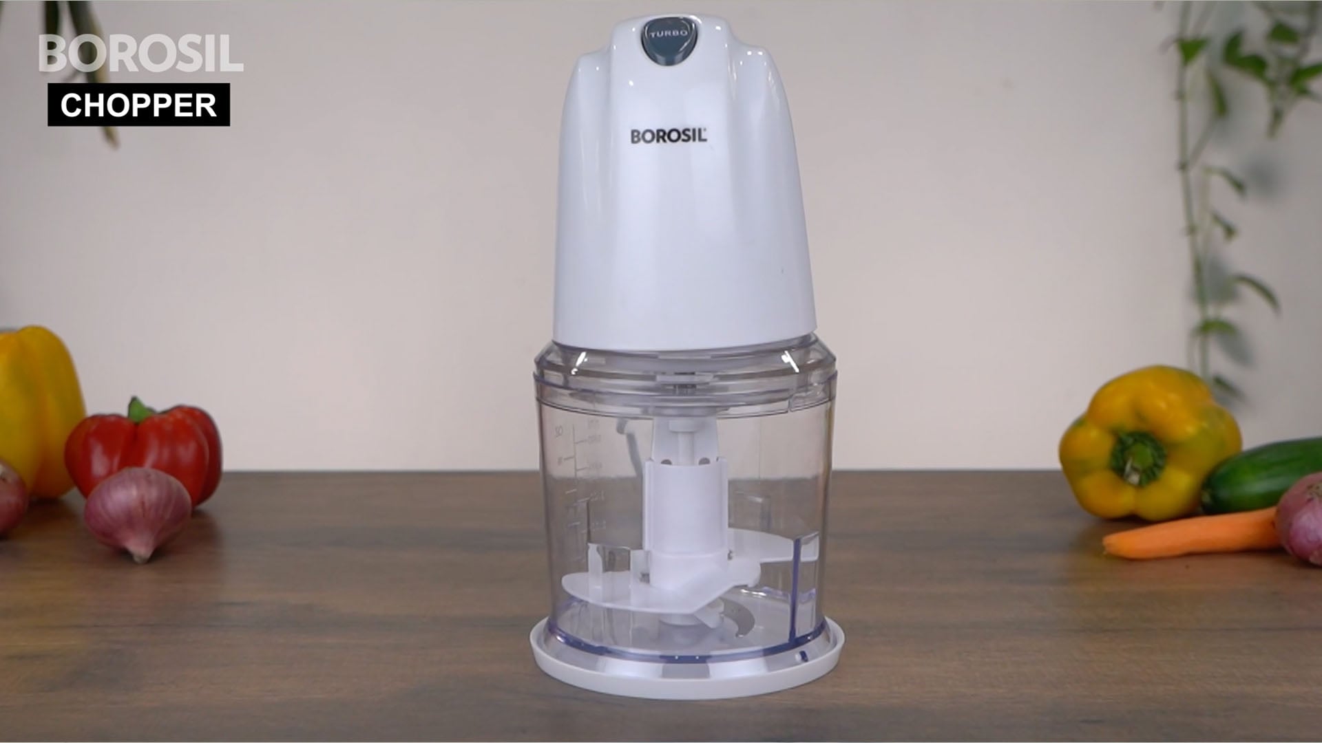 Borosil Chefdelite Electric Chopper (260 W, BCH26PBB41, White, 500 ml ...