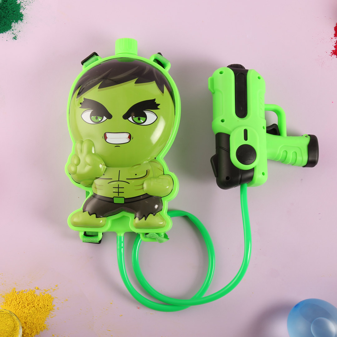 Electric Hulk Water Gun Pichkari (Green) by Star Toys India Price - Buy ...