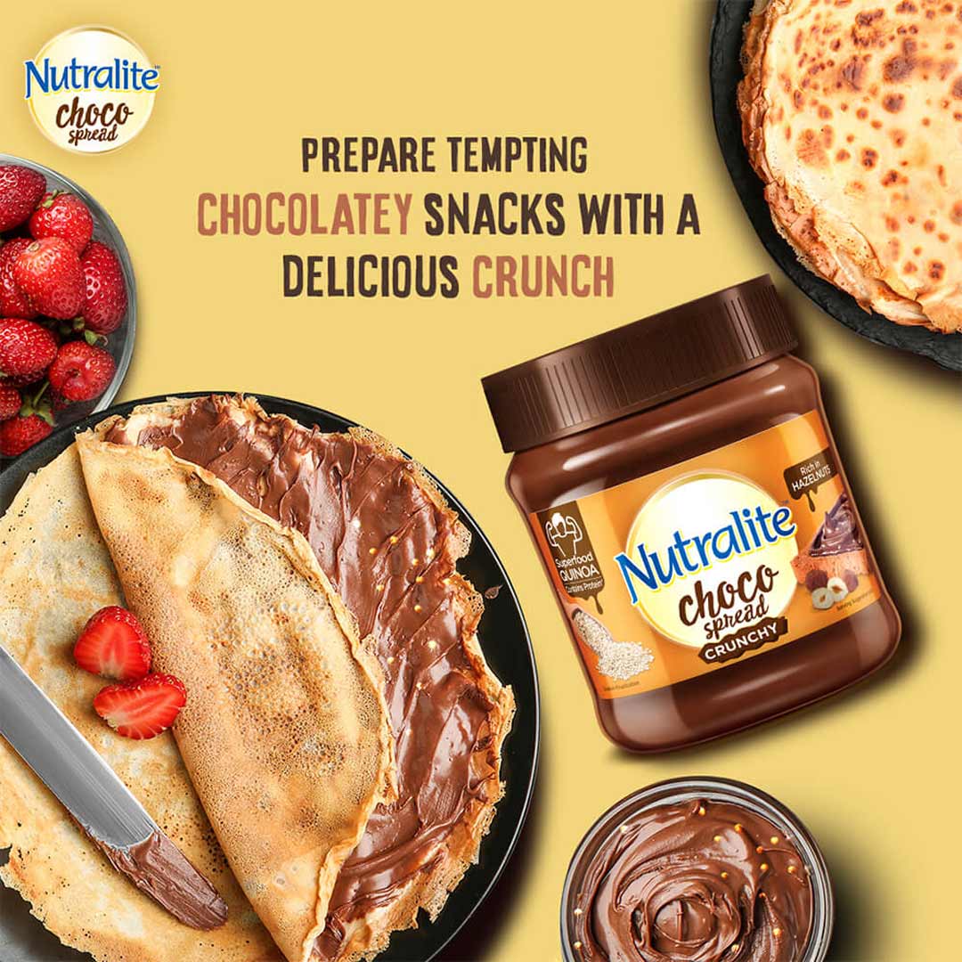 Nutralite Crunchy Choco Spread With Quinoa Price - Buy Online at Best ...