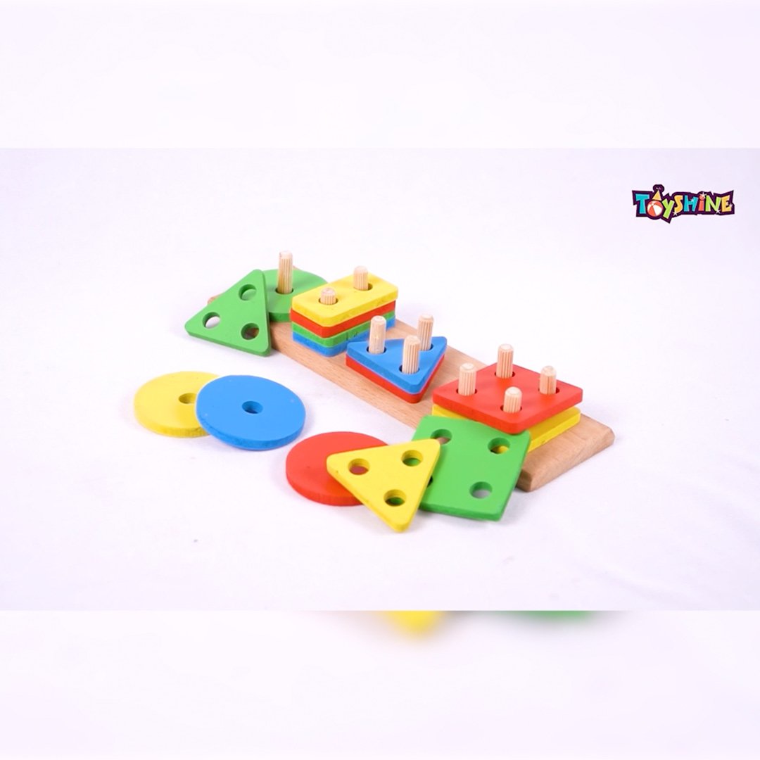 Toyshine Wooden Angle Geometric Sorting Toy Price - Buy Online at ₹279 ...