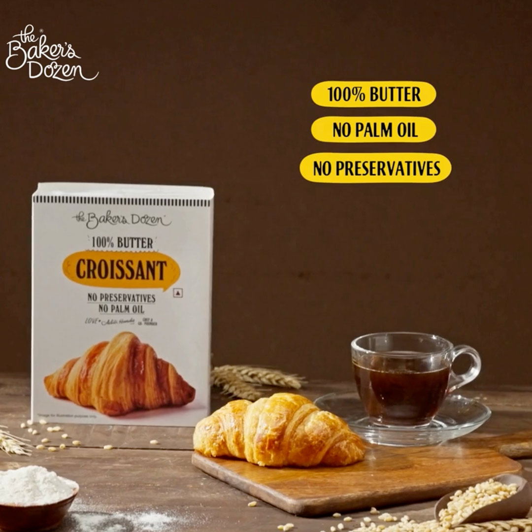 The Baker's Dozen 100% Butter Croissant Price - Buy Online at Best ...