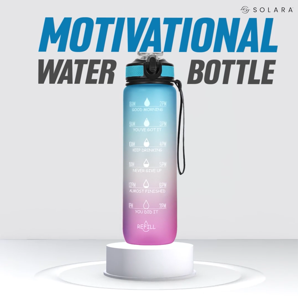 Solara Motivational Sipper Water Bottle (1 L) Price - Buy Online at ...