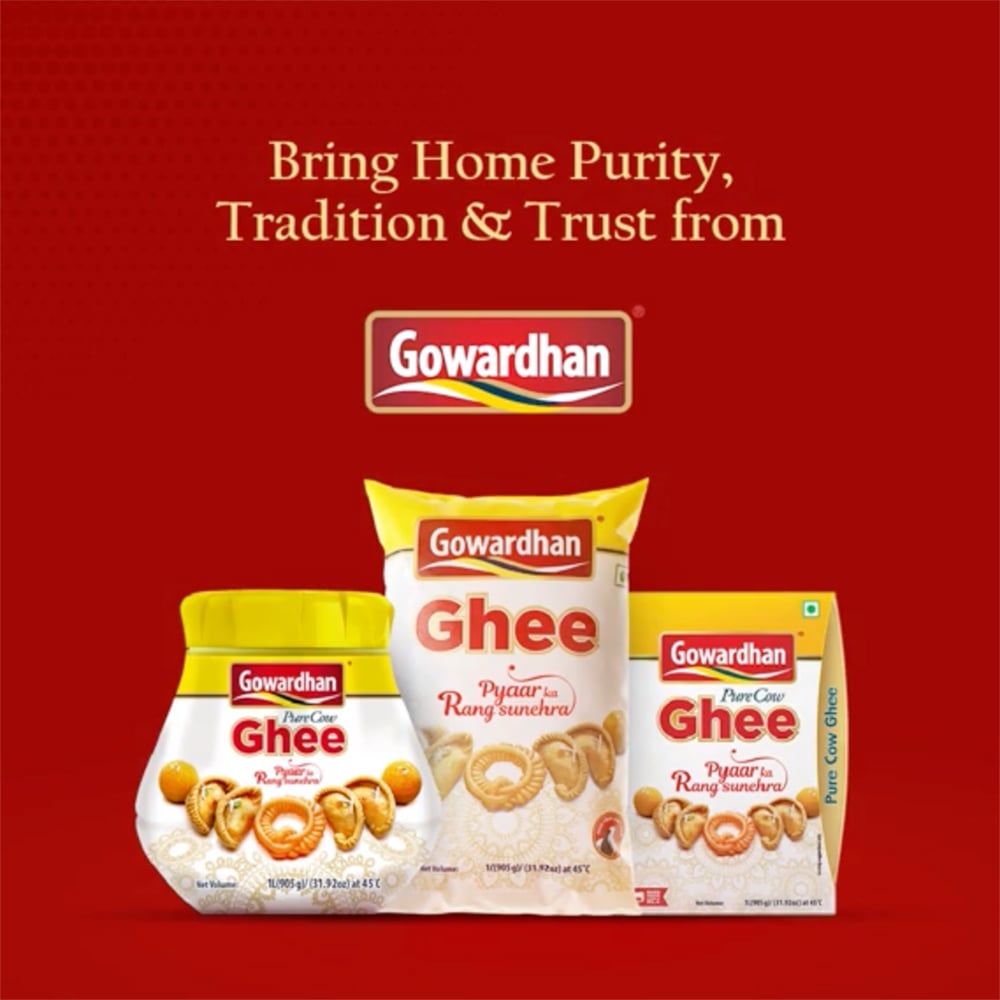 Gowardhan Premium Cow Ghee Price - Buy Online at ₹187 in India