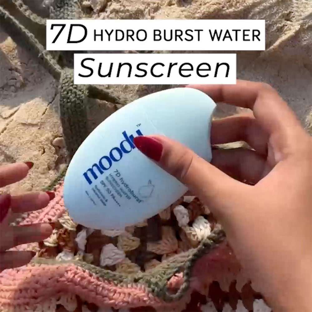 Moody Sunscreen with Hyaluronic & UVA/B Broad Spectrum Protection (SPF ...