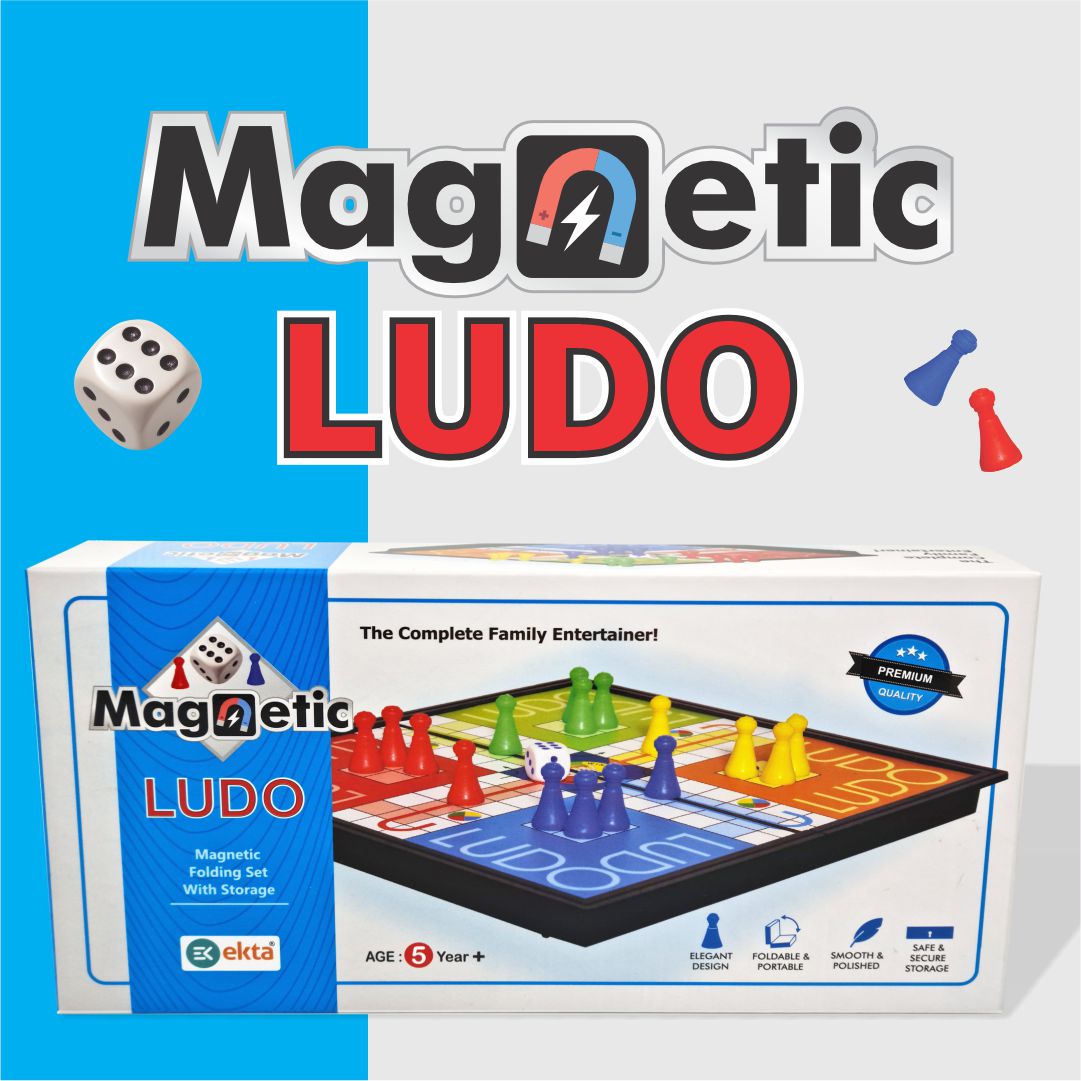 Ekta Foldable Magnetic Ludo Board Game - Small Price - Buy Online at ...