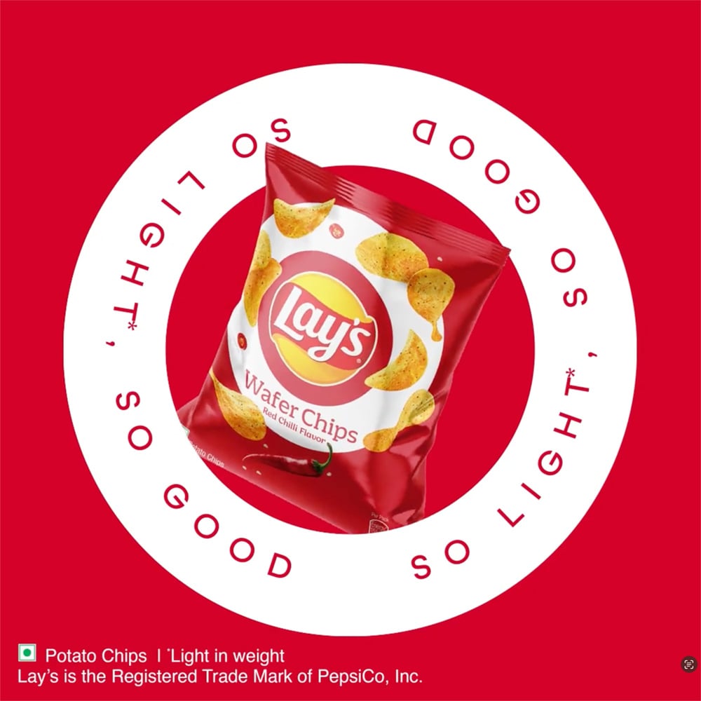Lay's Wafer Style - Red Chilli Potato Chips Price - Buy Online at ₹20 ...