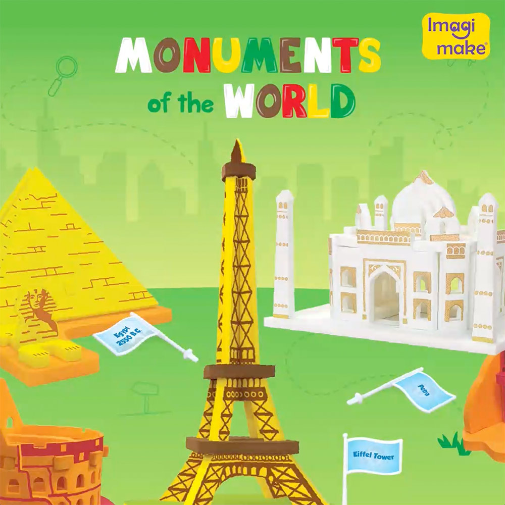 Imagimake Mapology Monuments of World 3D Puzzle Price - Buy Online at ...