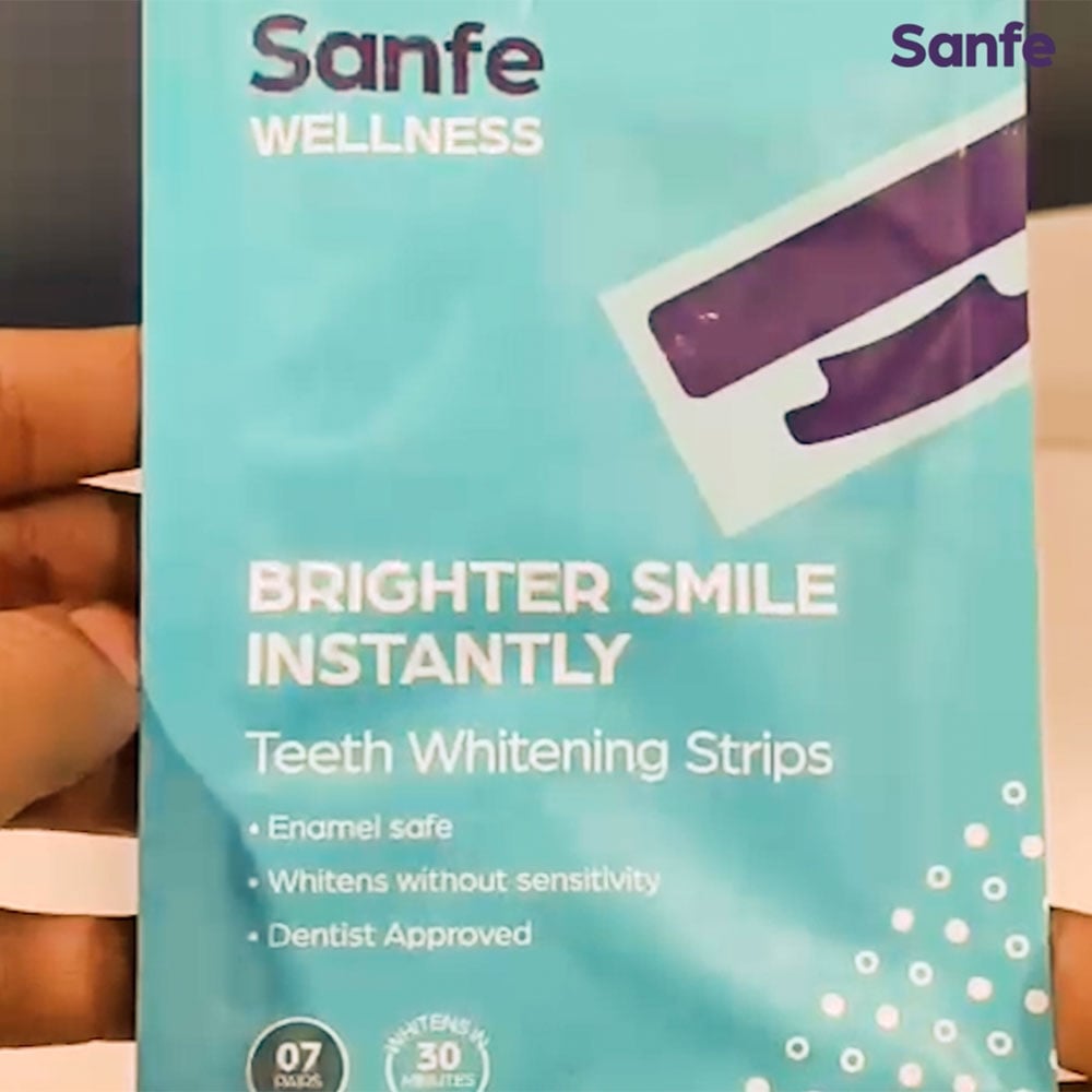 Sanfe Teeth Whitener Strips Price - Buy Online at Best Price in India