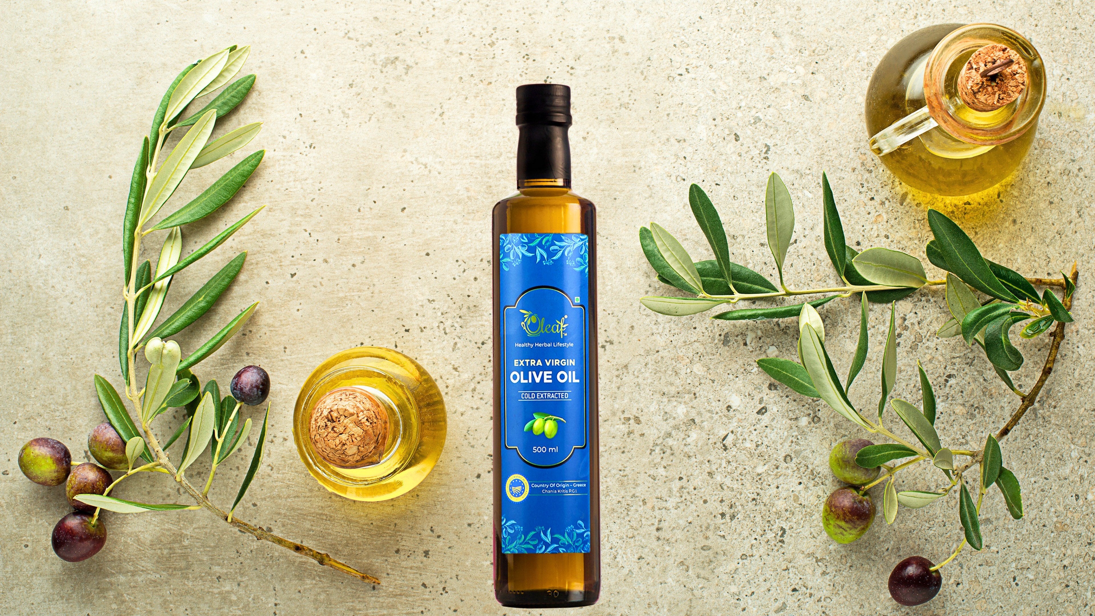 Oleaf Premium Greek Extra Virgin Olive Oil Price - Buy Online at Best ...