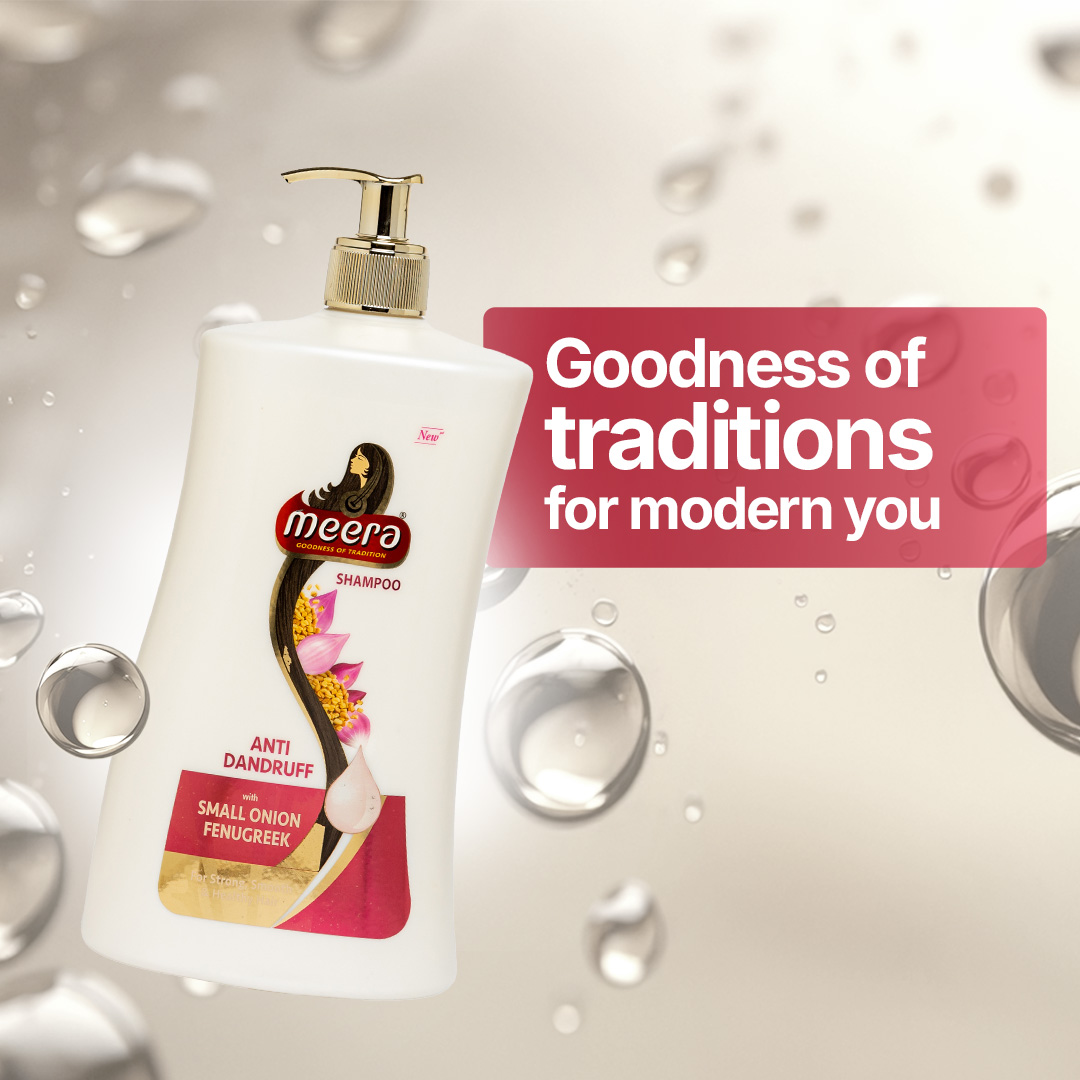 Meera Anti Dandruff Shampoo With Small Onion & Fenugreek - 650 ml Price ...