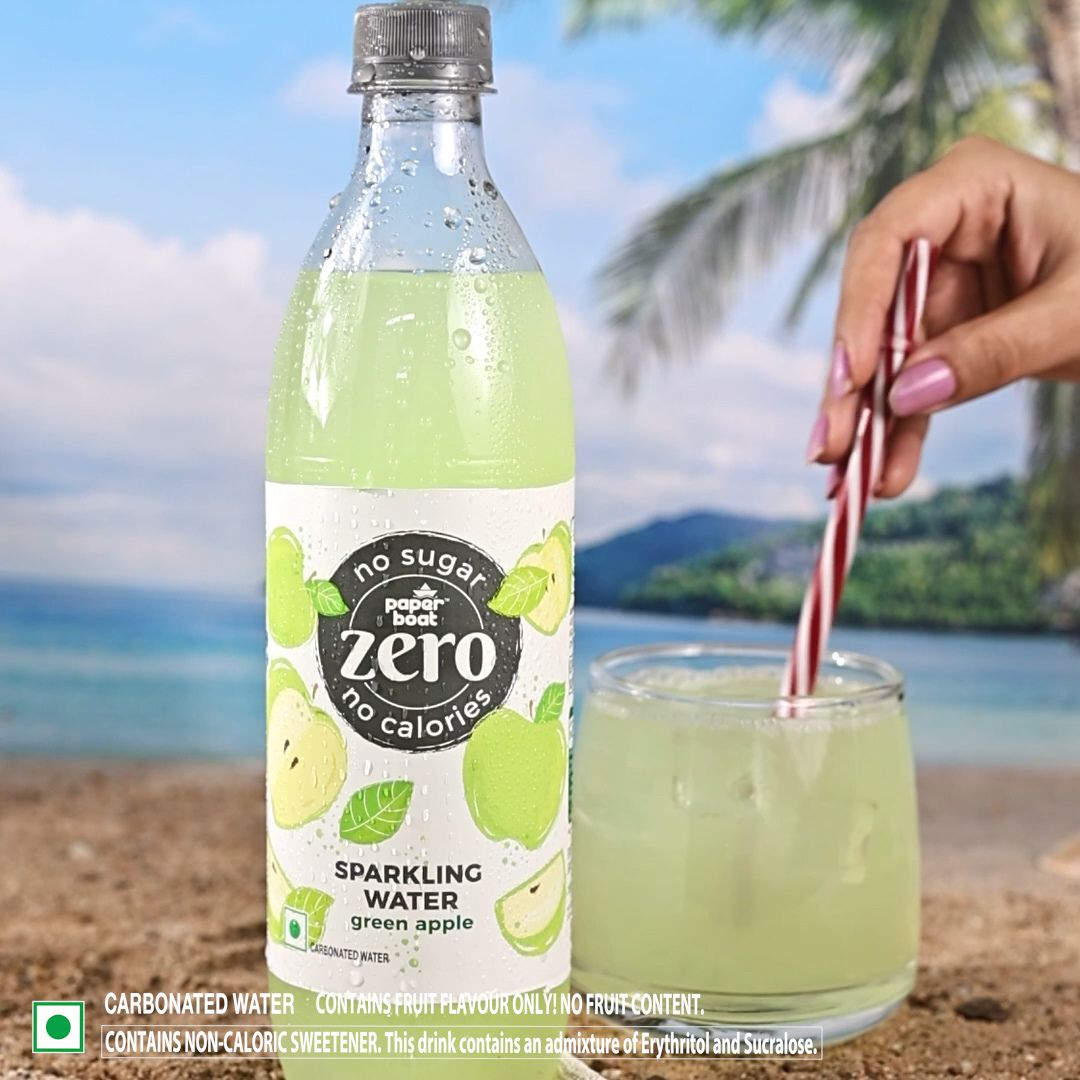 Paper Boat Zero Sugar Green Apple Sparkling Drink Price - Buy Online at ...