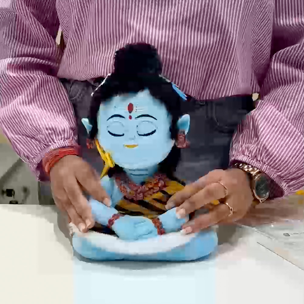 Panda's Box Mantra Chanting Shiva Soft Toy Price - Buy Online at Best ...