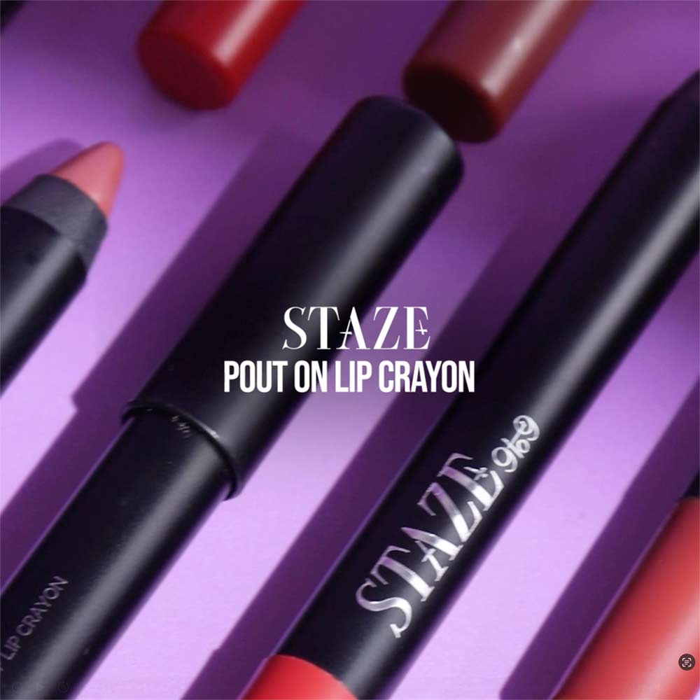 Staze 9to9 Pout On Lip Crayon (10 Royally Ruby) Price - Buy Online at ...