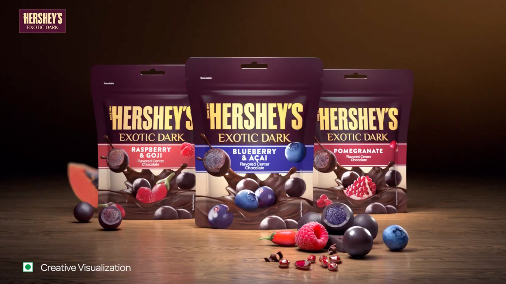 Hershey's Exotic Dark Dark Chocolate Pack (Pomegranate) Price - Buy ...
