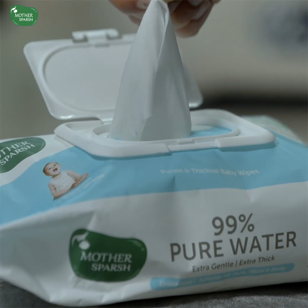 Mother Sparsh 99% Unscented Pure Water Baby Wipes Price - Buy Online at ...