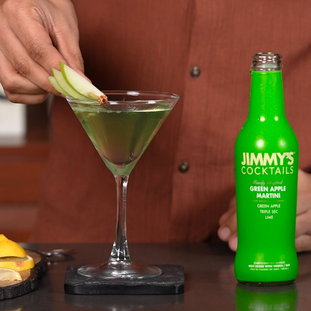Jimmy's Green Apple Martini Cocktail Mix Price - Buy Online at ₹107 in ...