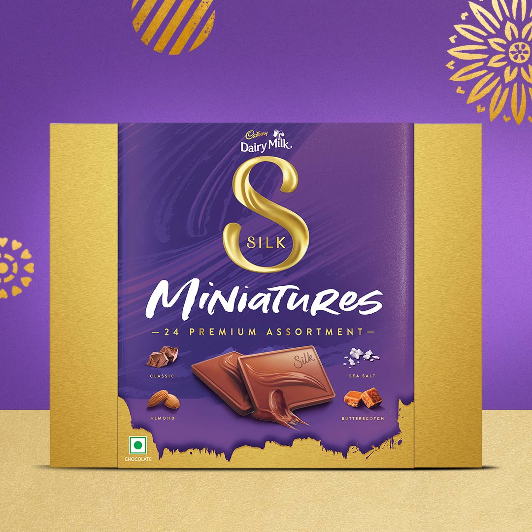 Cadbury Dairy Milk Silk Miniatures Premium Assorted Chocolate Gift Pack ...