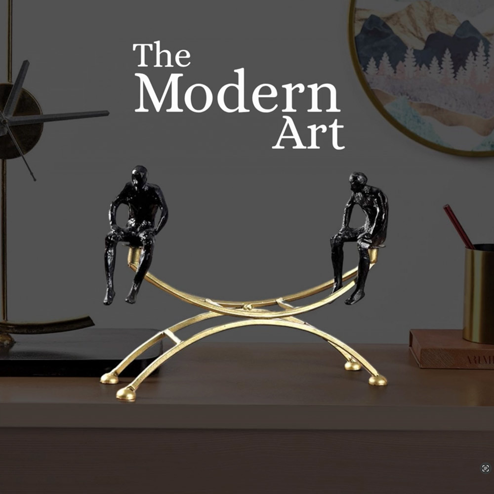 Modern Art Balance it out Showpiece (Black) - The Artment Price - Buy ...