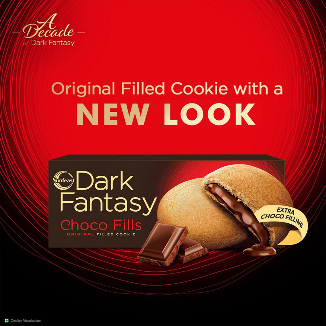 Sunfeast Dark Fantasy Biscuit - Choco Fills Cookies (471.5 g) - Pack of ...