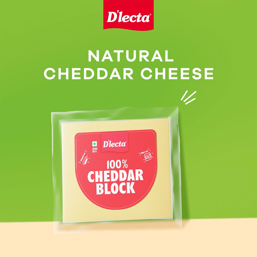 D'lecta 100% Cheddar Cheese Block Price - Buy Online at ₹185 in India
