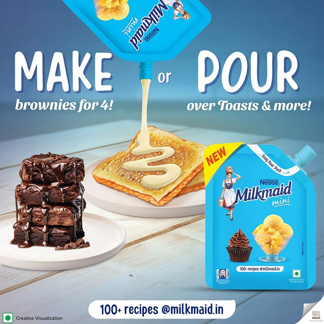 Nestle Milkmaid Mini Sweetened Liquid Condensed Milk Price - Buy Online ...