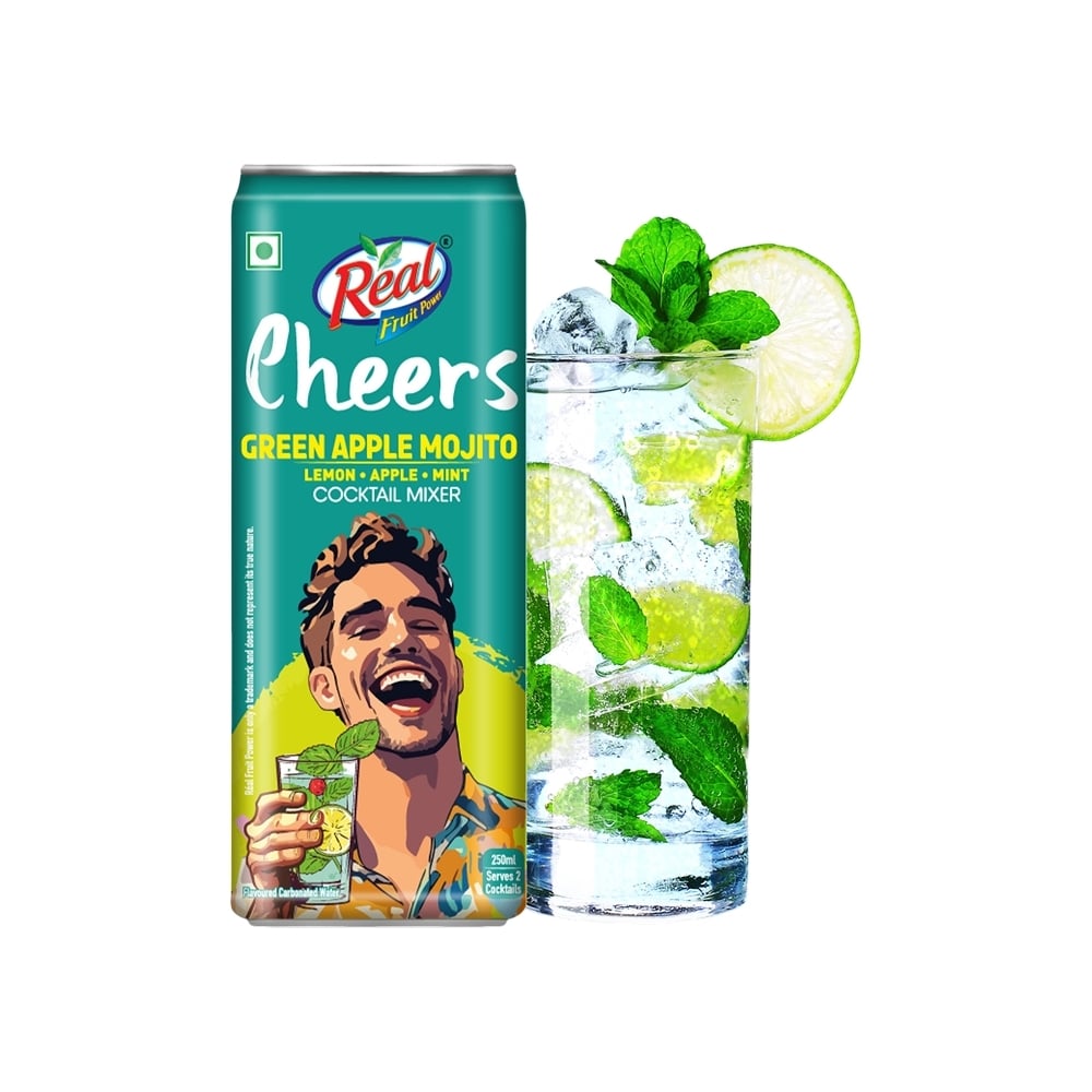 Real Cheers Green Apple Mojito Cocktail Mix Price - Buy Online at Best ...