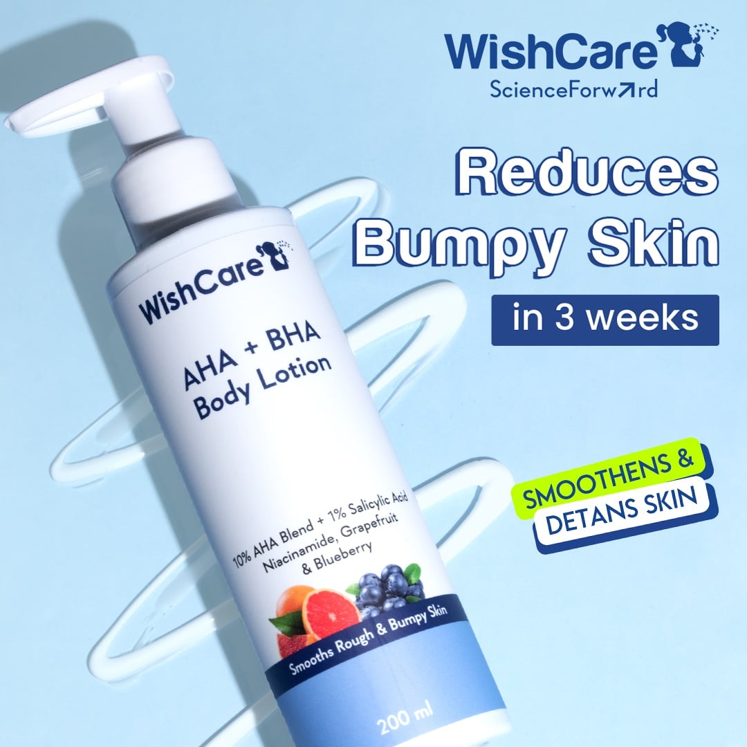 WishCare AHA + BHA Body Lotion Price - Buy Online at ₹399 in India